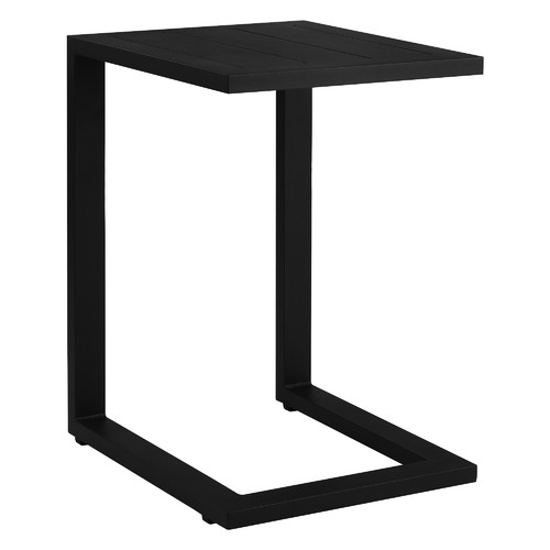 C shaped side table outdoor store